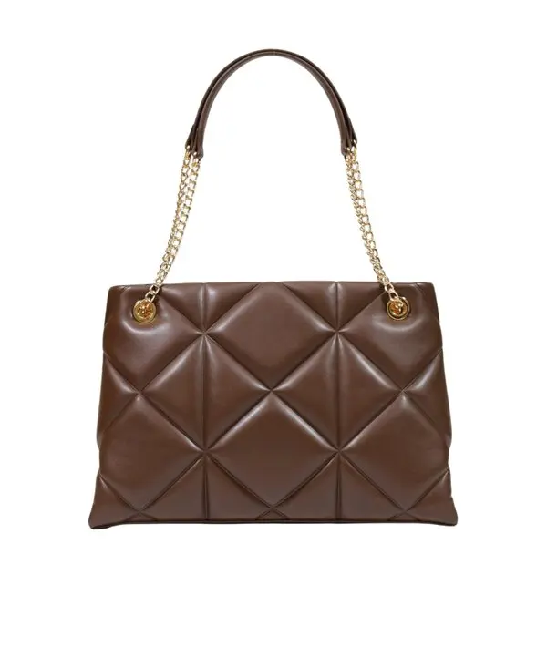 Moschino Geometric Quilted Pattern Shoulder Bag