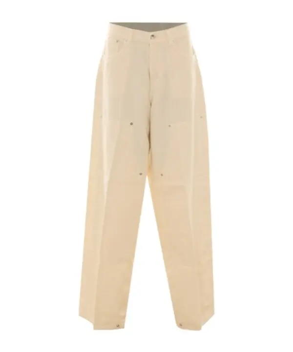 HAIKURE Snow Legacy Wide-leg Jeans - Nude