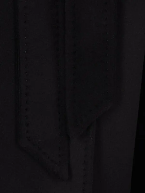 Max Mara Belted Coat - Black