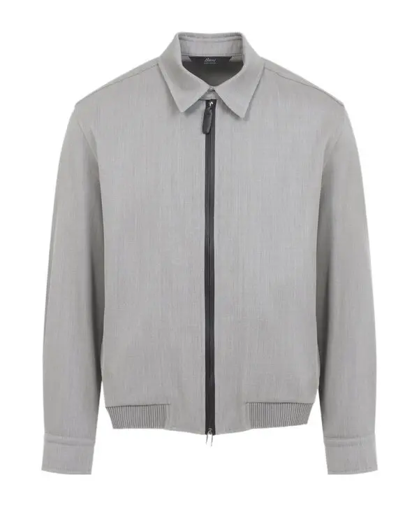 Brioni Long-sleeved Zip-up Jacket