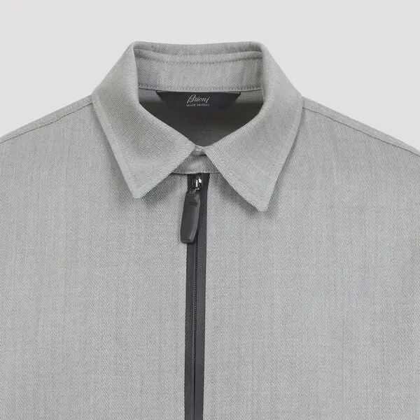 Brioni Long-sleeved Zip-up Jacket