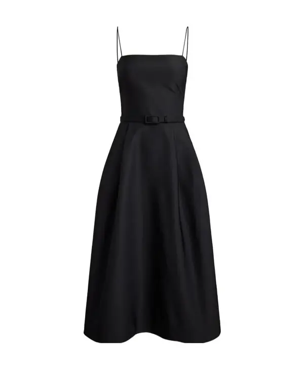 Ralph Lauren Woven Flare Dress - Black