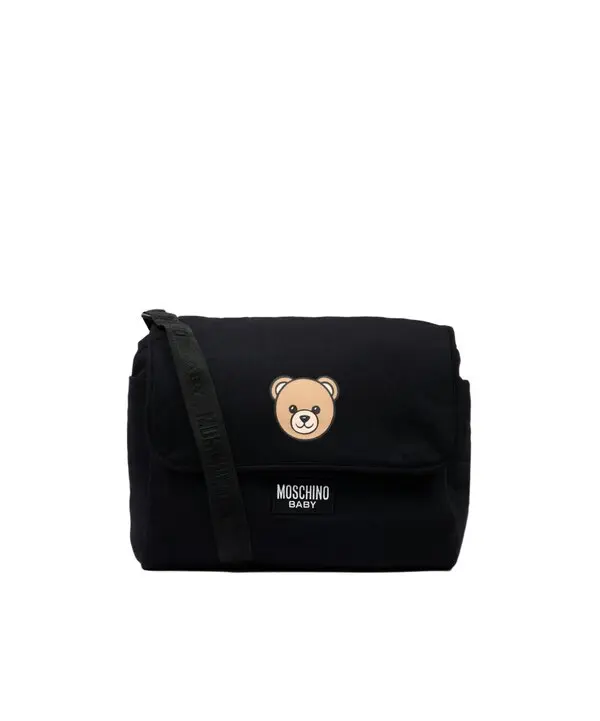 Moschino Mom Bag With Teddy Bear - Black