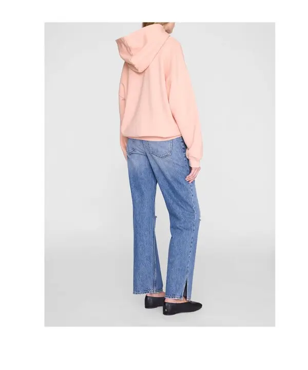 ANINE BING Long-sleeved Hooded Sweatshirt With Lettering