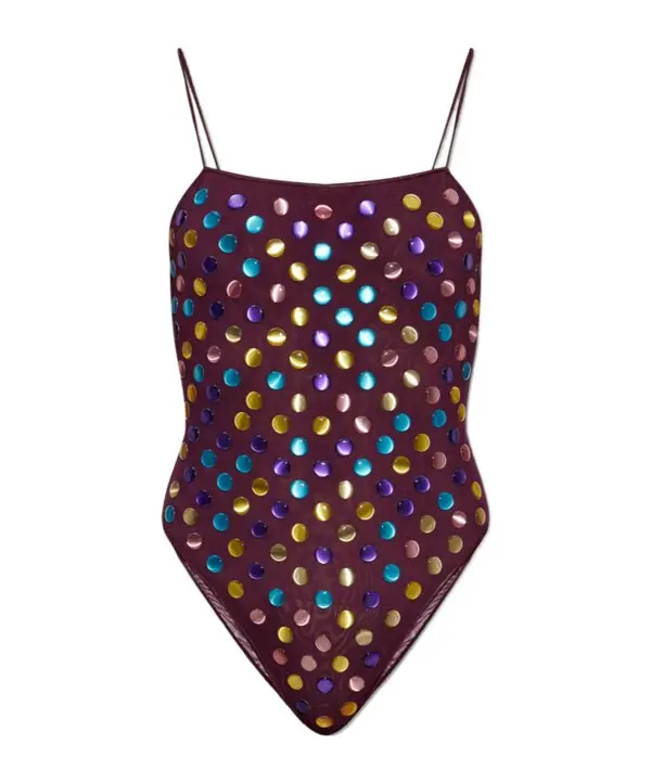 Oseree Thin-strapped One-piece Swimsuit