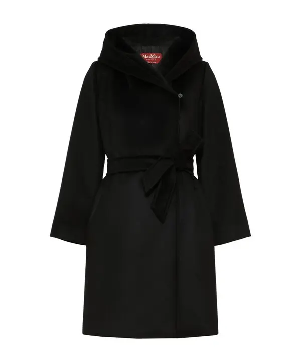 Max Mara Wool Broadcloth Robe Coat
