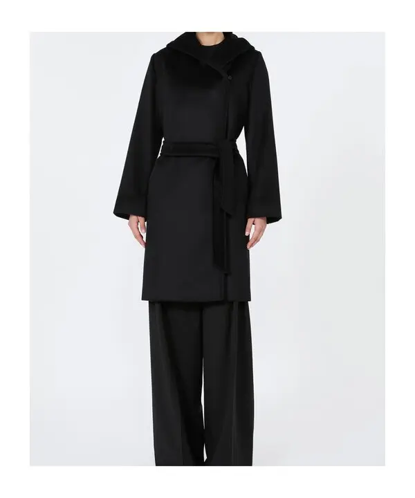 Max Mara Wool Broadcloth Robe Coat