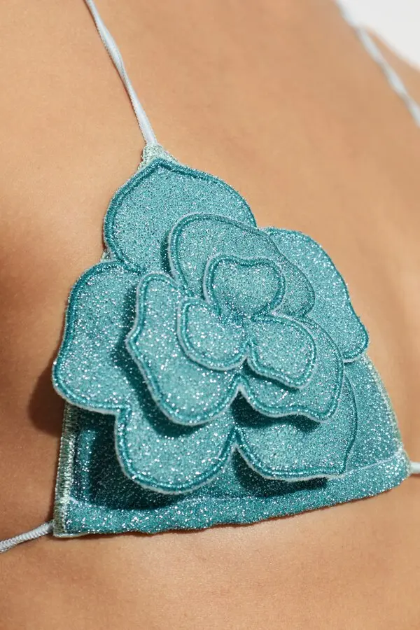 Oseree Lace-up Bikini Set