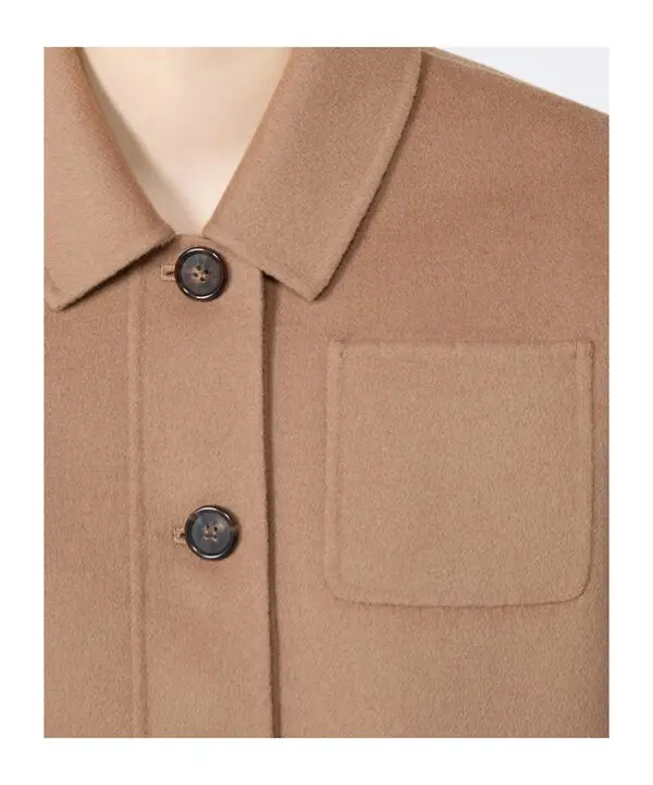 Max Mara Giglio Button-up Jacket - Camel