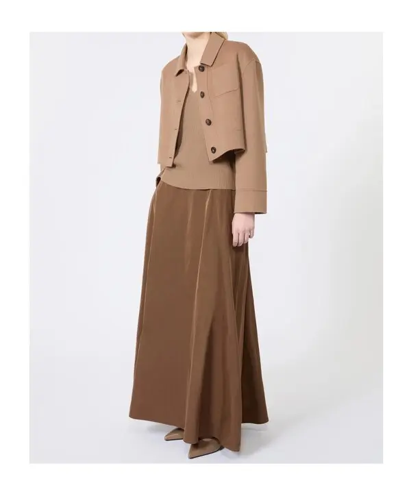 Max Mara Giglio Button-up Jacket - Camel