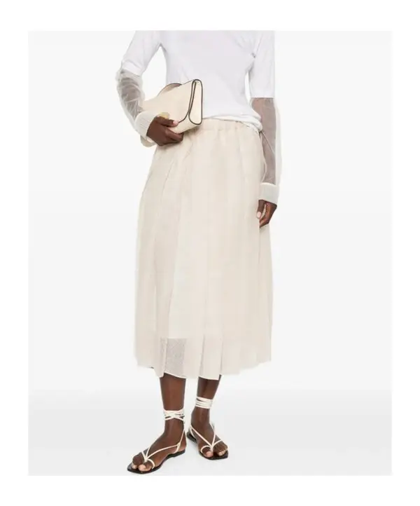 Fabiana Filippi Pleated Midi Skirt