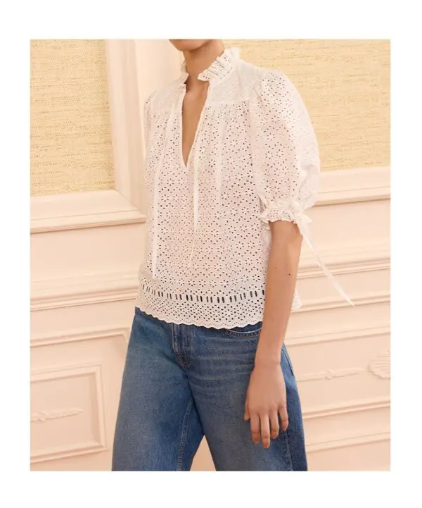 Ulla Johnson Tie-front Top