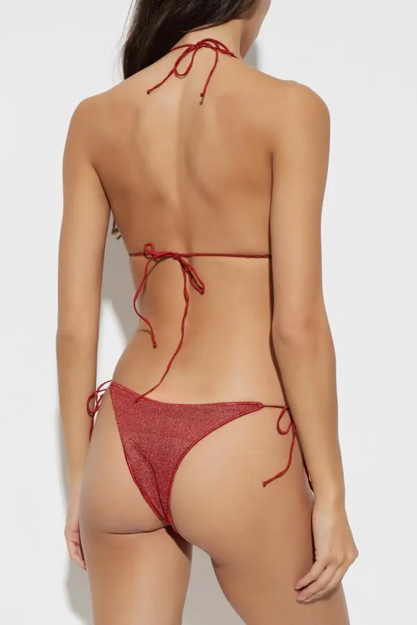 Oseree Lace-up Bikini Set
