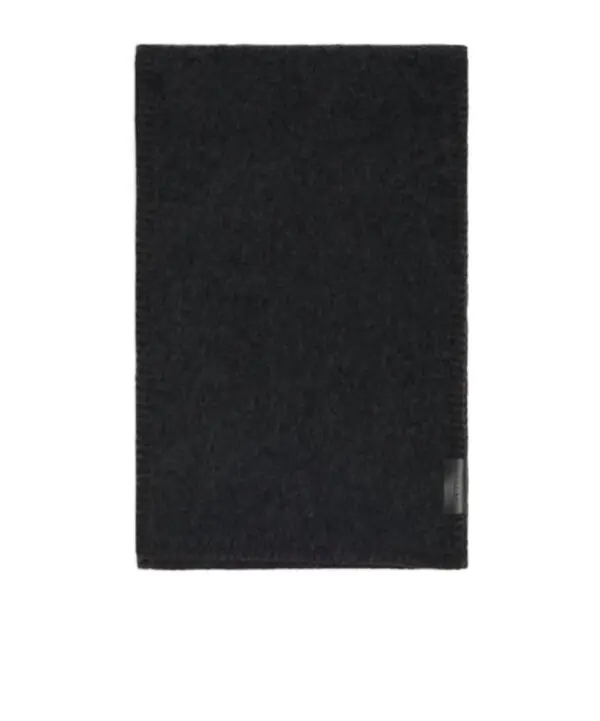 LEMAIRE Cocotte Logo-patch Finished Edge Knitted Scarf