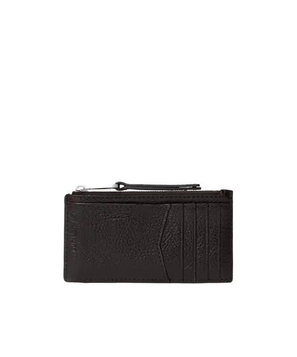 LEMAIRE Gear Leather Card Holder And Coin Purse