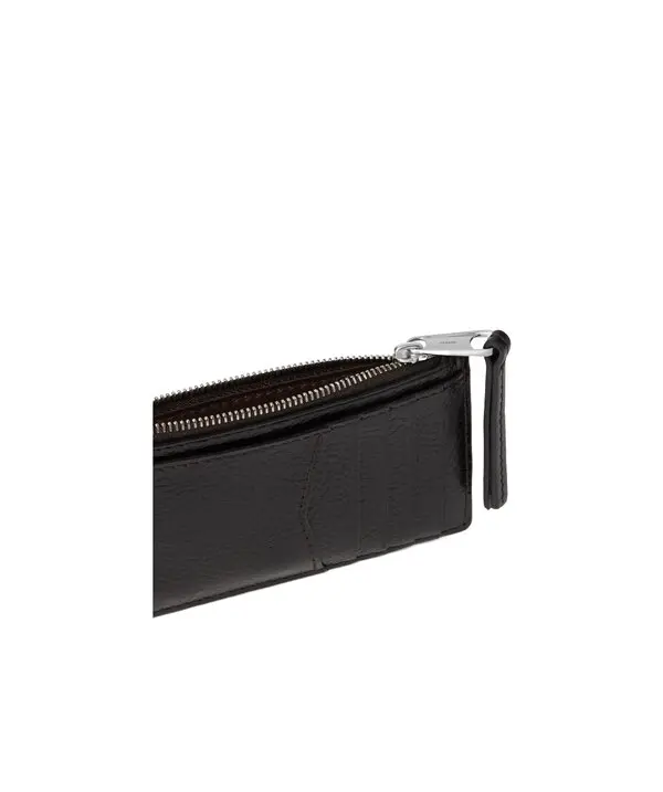 LEMAIRE Gear Leather Card Holder And Coin Purse