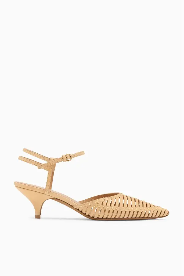 Ulla Johnson Francine Cage Kitten Heel - Miele