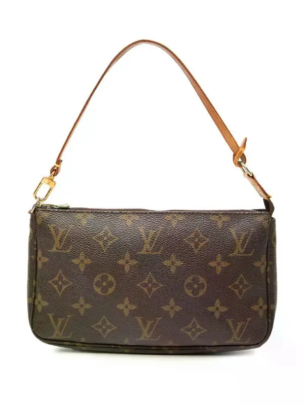 LOUIS VUITTON Monogram Pochette Accessoires Shoulder Bag - Brown