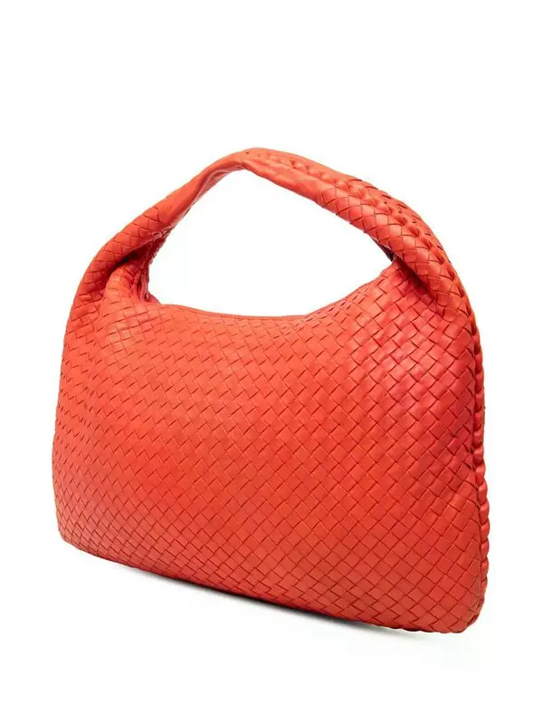 Bottega Veneta Medium Nappa Intrecciato Veneta Hobo Bag - Orange