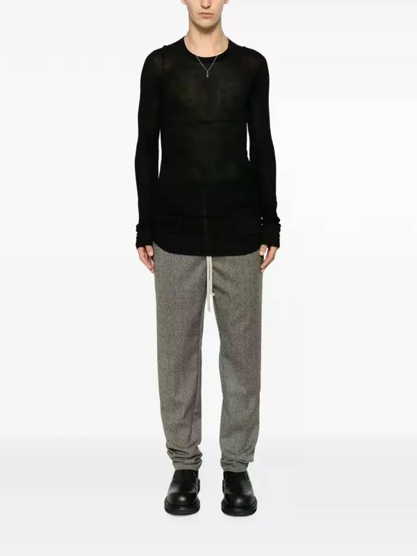 Rick Owens Drawstring Slim-leg Trousers