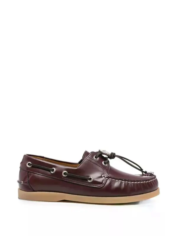 Toga Embellished Leather Loafers