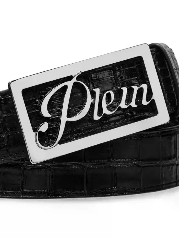 Philipp Plein Saffiano Leather Belt