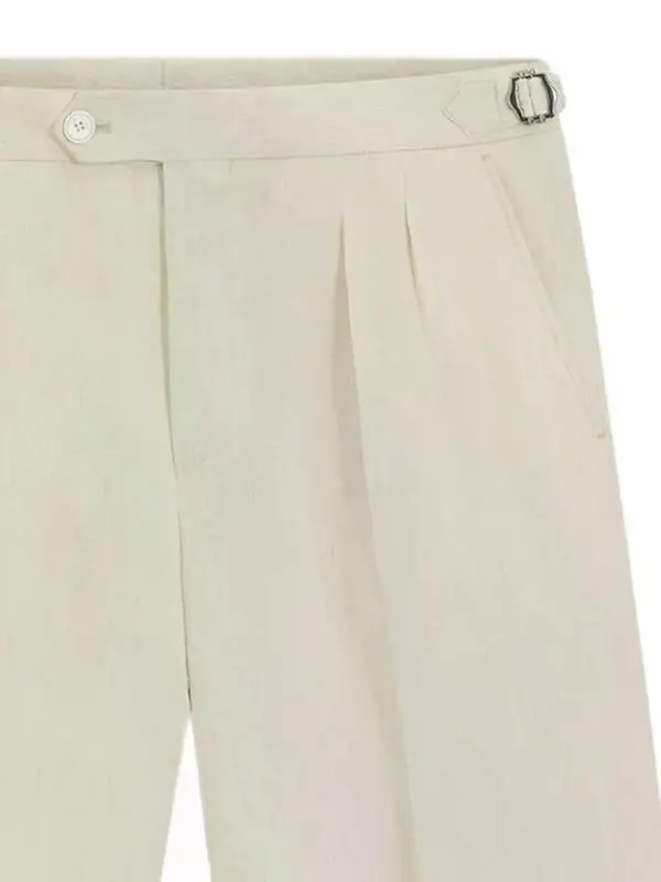 BOSS Pleated Side-adjuster Shorts - Neutrals