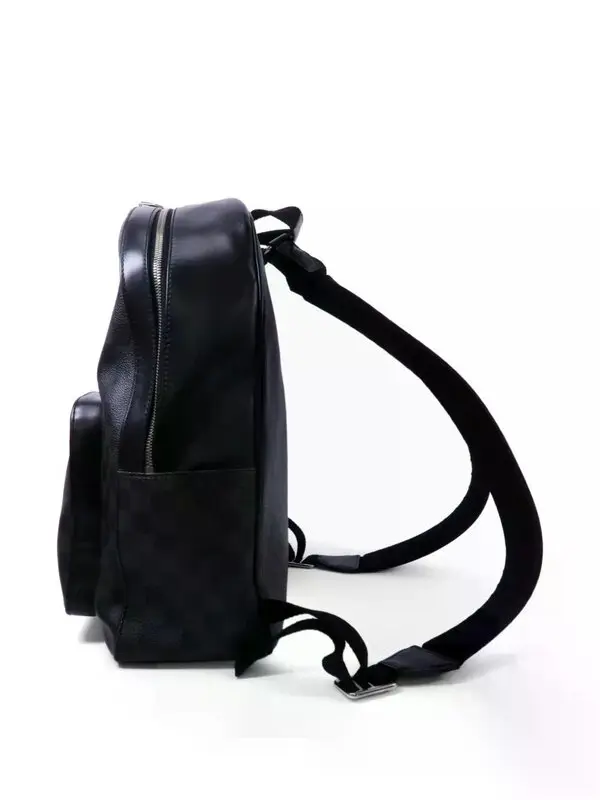 LOUIS VUITTON Josh Damier Graphite Backpack - Black