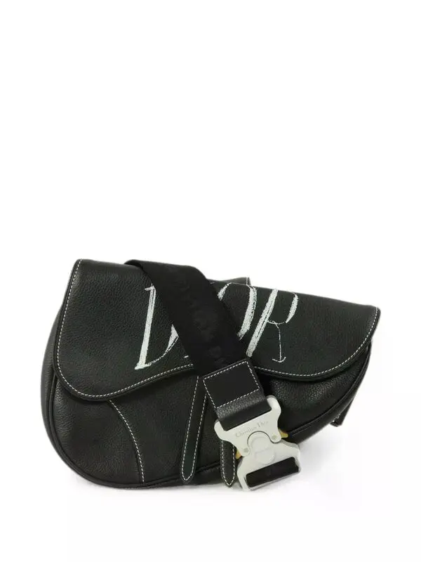 Dior Saddle Alex Foxton Shoulder Bag - Black