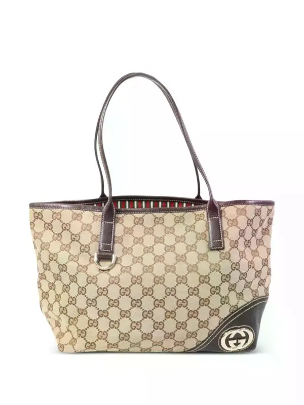 Gucci Gg Canvas Tote Bag - Neutrals