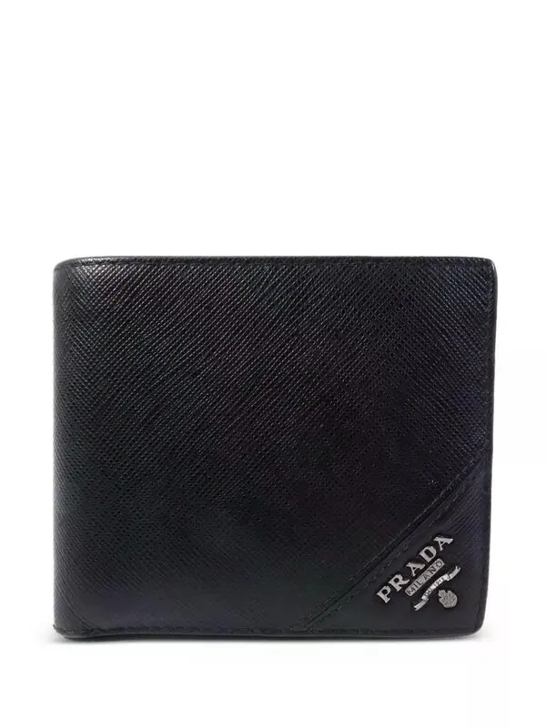 Prada Saffiano Leather Wallet - Black