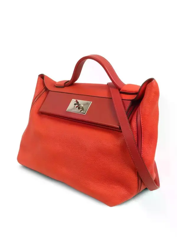 Hermès 24/24 Logo-detail Tote Bag - Orange