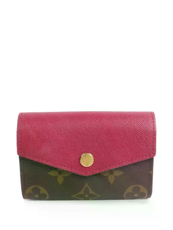LOUIS VUITTON Monogram Sarah Multicartes Card Case - Brown