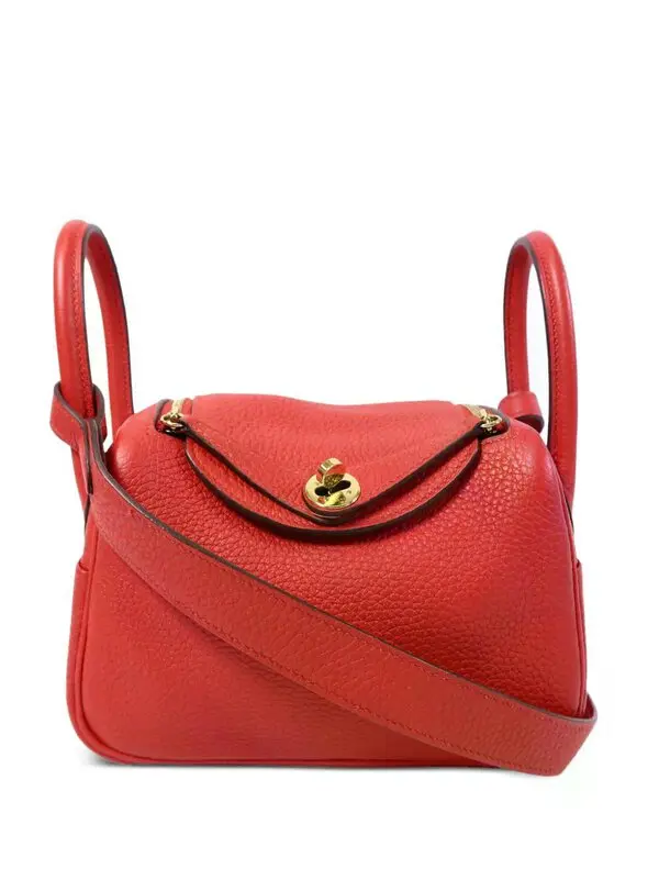 Hermès Mini Lindy Bag - Red