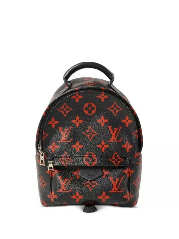 LOUIS VUITTON Palm Springs Monogram Infrarouge Backpack - Black