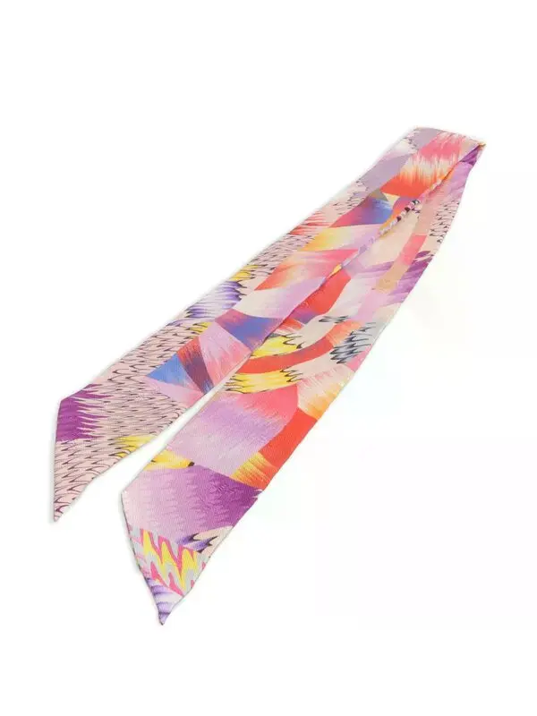 Hermès Marbie Silk Scarf - Pink