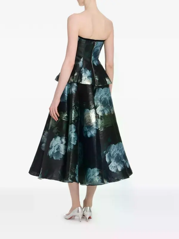 MARKARIAN Lola Floral-brocade Corset Top