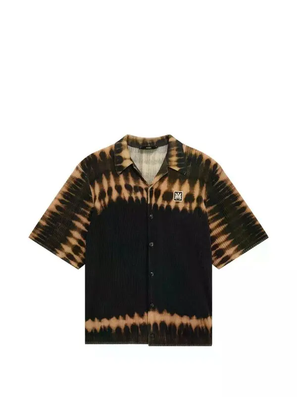 Amiri Ma Patch Tie-dye Knit Shirt
