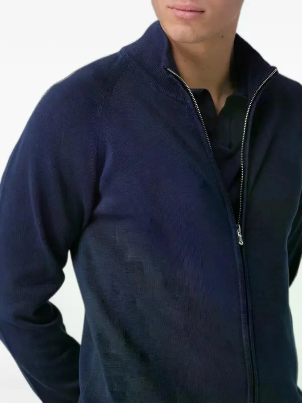 BLAUER. Cotton Zip-up Cardigan