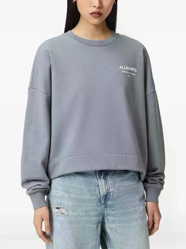 ALLSAINTS Oversized Logo Print Sweatshirt
