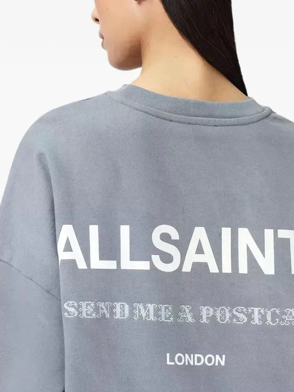 ALLSAINTS Oversized Logo Print Sweatshirt