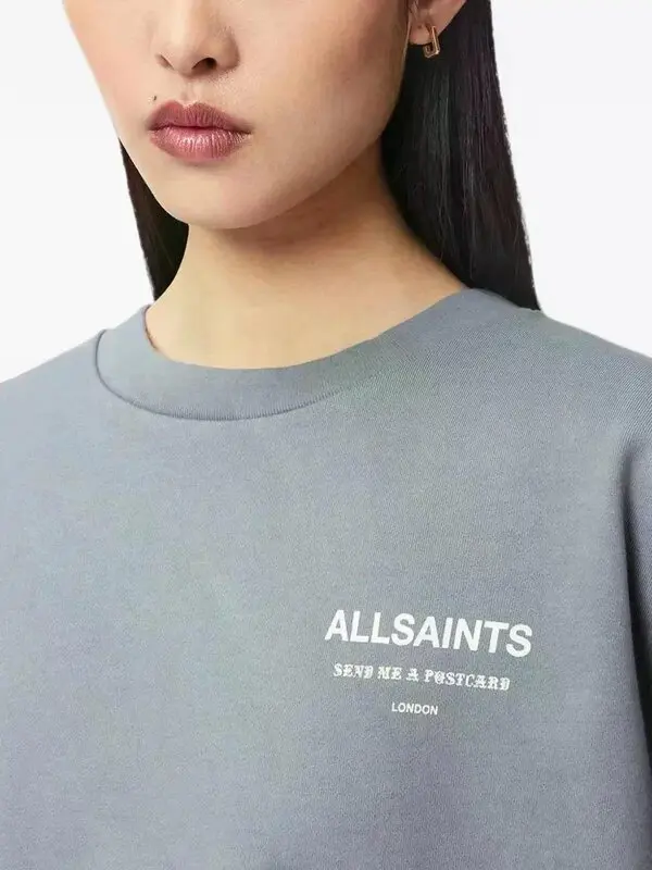 ALLSAINTS Oversized Logo Print Sweatshirt