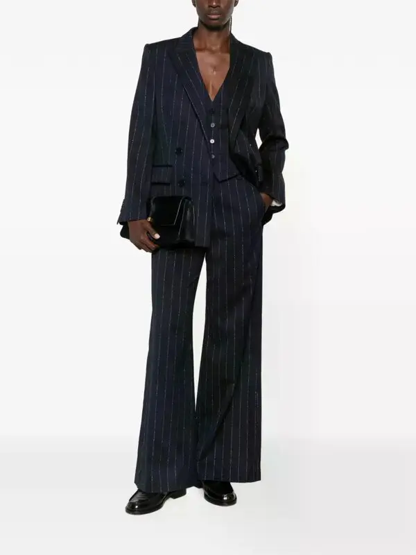 Maje Pinstripe Palazzo Pants