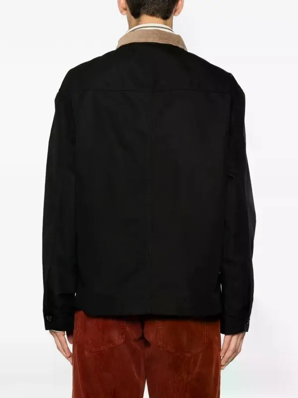 Marni Contrast-collar Patch-pocket Jacket