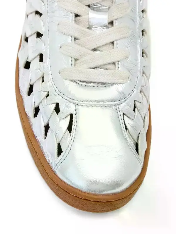 ALLSAINTS Metallic Woven Sneakers