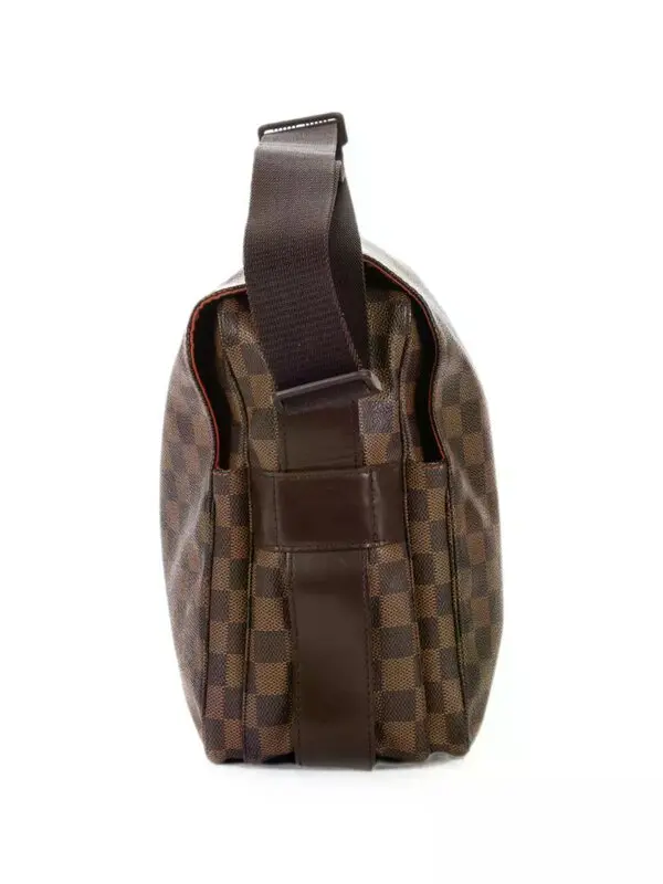 LOUIS VUITTON Damier Ebène Naviglio Shoulder Bag - Brown