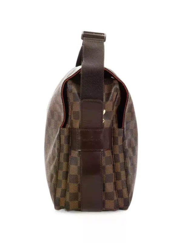 LOUIS VUITTON Damier Ebène Naviglio Shoulder Bag - Brown