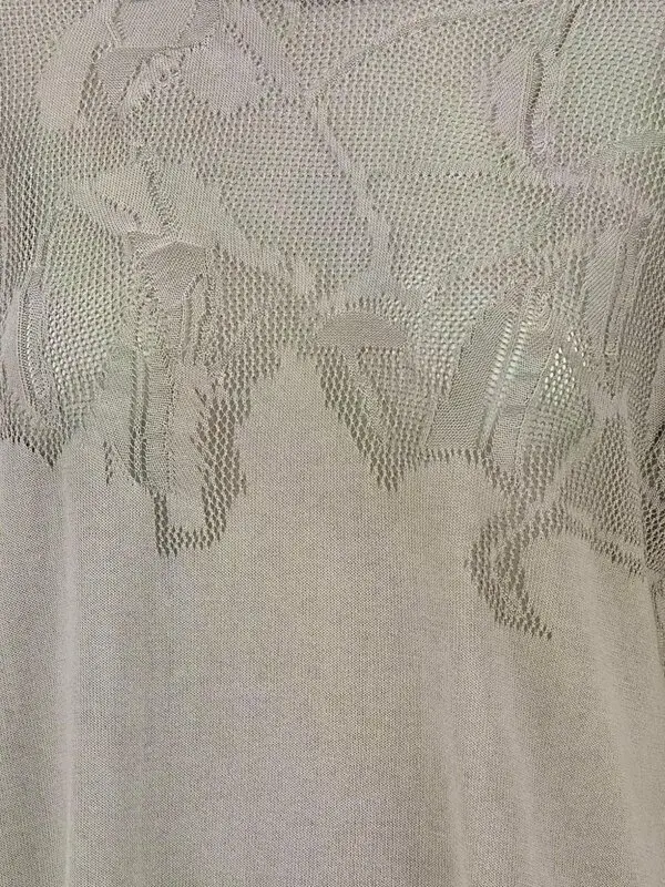 KANGRA Openwork Knit Cotton Top
