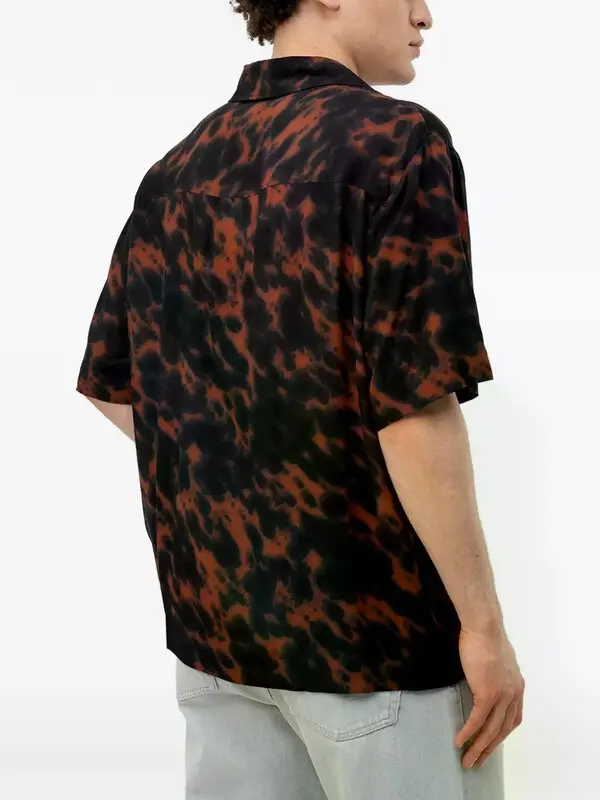 Hugo Abstract-print Short-sleeve Shirt