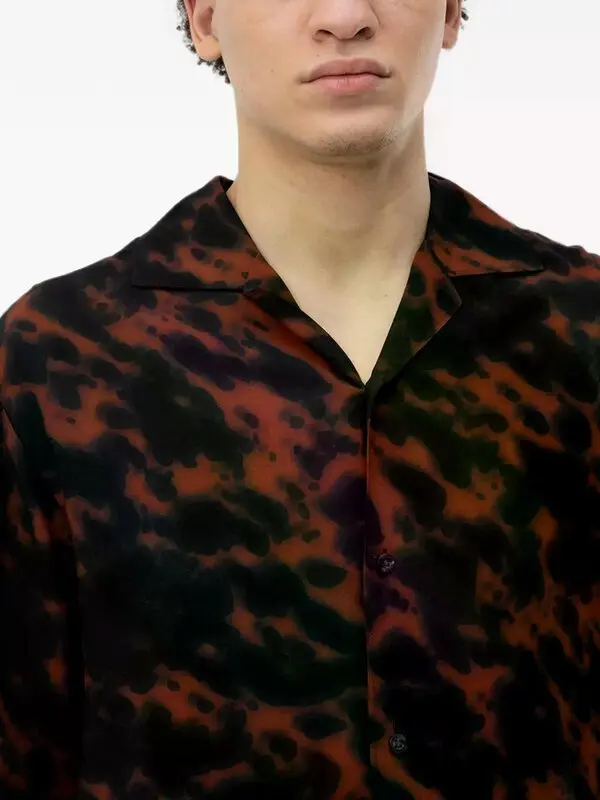 Hugo Abstract-print Short-sleeve Shirt